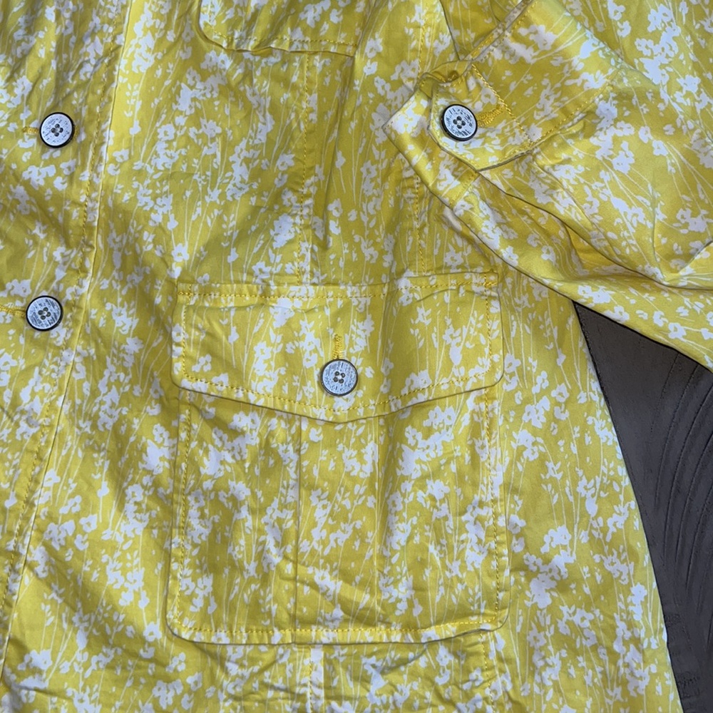 Cabi Field Jacket In Daisy Spring Yellow Floral Style… - Gem